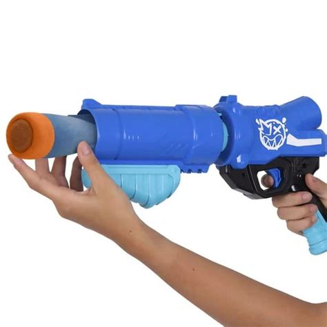 Funskool Color Clash Atomic Launcher With Extra Ammo Chalk Filled Rocket Pump Action