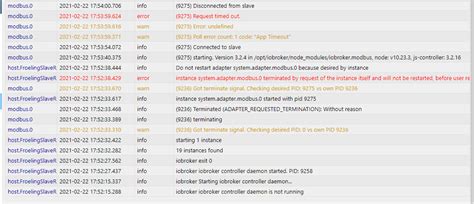 Modbus Problem