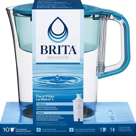 Brita 10 Cup Water Filter Pitcher With Standard Filter