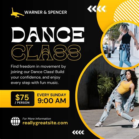 Dance Workshop Flyer Dance Class Flyer Template Designs Themes
