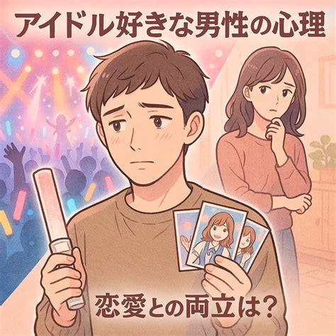 アイドル好きな男の心理と恋愛における特徴を徹底解説 Otanew