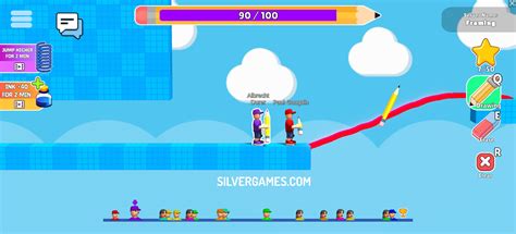 Obby With Friends Draw And Jump Играйте Онлайн на Silvergames 🕹️