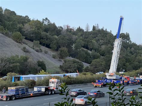 Bart Train Derails Catches Fire Near Orinda Station Closes Antioch