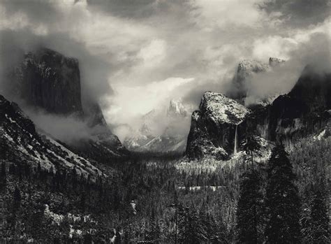 Ansel Adams 1902 1984 Clearing Winter Storm Yosemite National Park