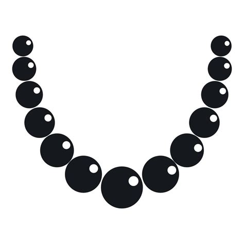 Bead Icon Simple Style 14838063 Vector Art At Vecteezy
