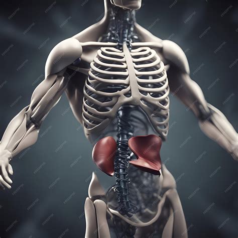Premium Photo Human Anatomy Lymphatic System 3d Rendering