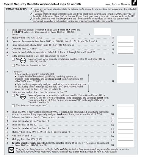 Form Ssa 1099 Instructions Social Security Benefits
