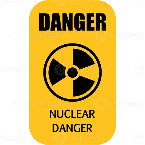 Radioactive Warning Sign Various Safety Sign Radioactive Icon