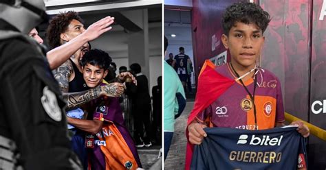 Paolo Guerrero Le Cumplió El Sueño A Pol Deportes Niño Peruano Que