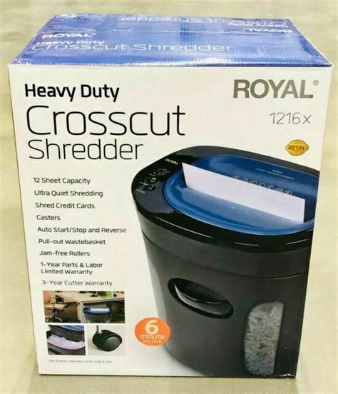 Royal Shredder 1212x Parts