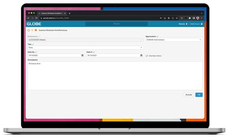 Portale Web Globe Document Intelligence Collhuborate By Arket