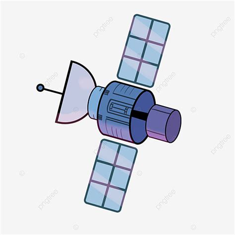 Satellite In Space Clipart Image