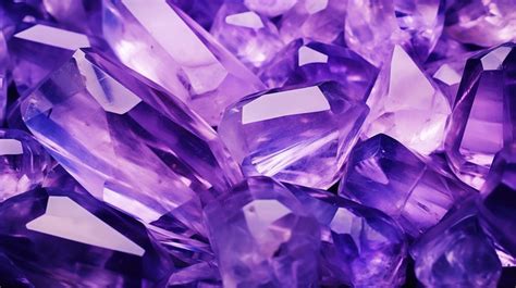 Precious The Stunning Texture Of Amethyst Purple Crystal A Glimpse Into