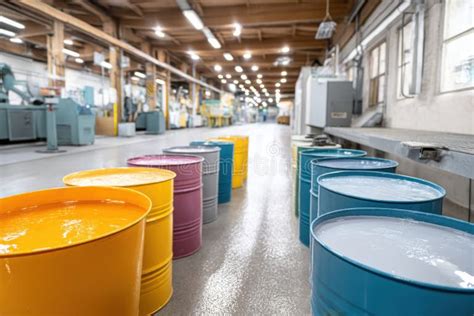 Vibrant Fiberglass Manufacturing Process In A Modern Factory Interior
