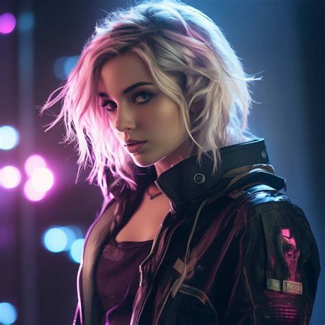 Blonde Cyberpunk Outfit 2 By Byanel On Deviantart