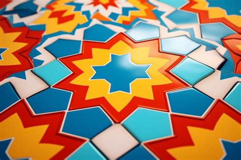 Premium Photo Colorful Moroccan Tile Pattern