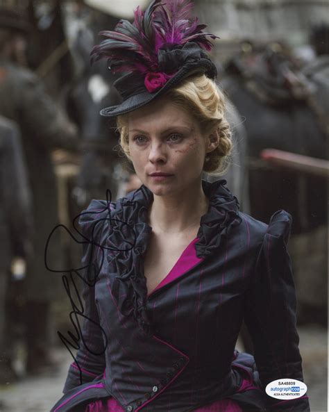 Myanna Buring Ripper Street Signed Autograph 8x10 Photo Acoa Outlaw