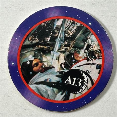 Pogs Apollo 13 Pog 15 Astronaut In Space A13 Nasa Hardees Food