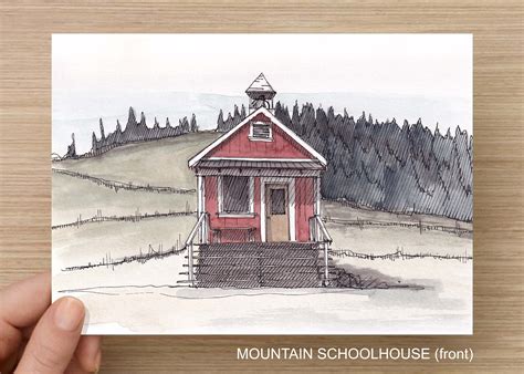 How To Draw A Schoolhouse