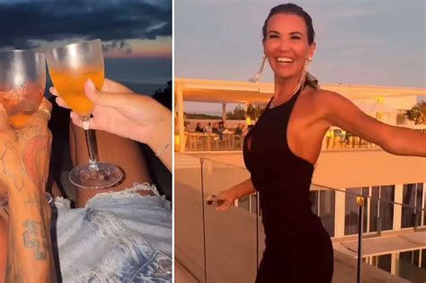Christine Mcguinness Topless Snap And Drink With Mystery Date Sends