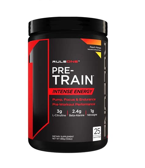 Rule 1 Pre Train High Intensity Pre Workout 390 грамм Магазин