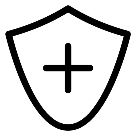Shield Plus Vector Svg Icon Svg Repo