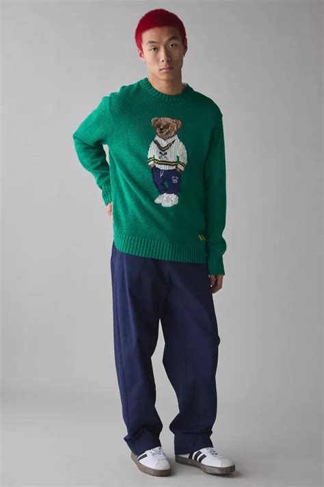 Polo Ralph Lauren Original Icon Bear Crew Neck Sweater Urban Outfitters