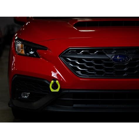 Mishimoto Racing Front Tow Hook Yellow 2022 2024 Subaru Wrx
