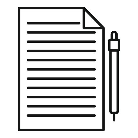 Divorce Petition Icon Outline Style 14499482 Vector Art At Vecteezy