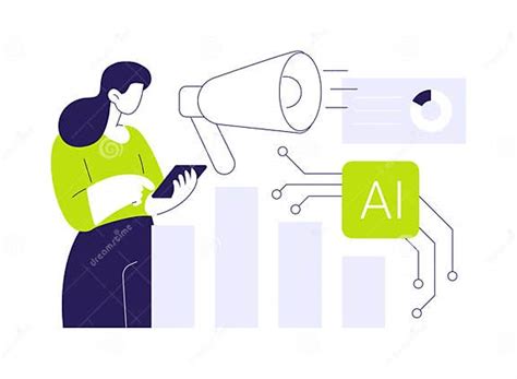 Ai Powered Predictive Marketing Insights Abstract Concept Vector Illustration Stock Vector