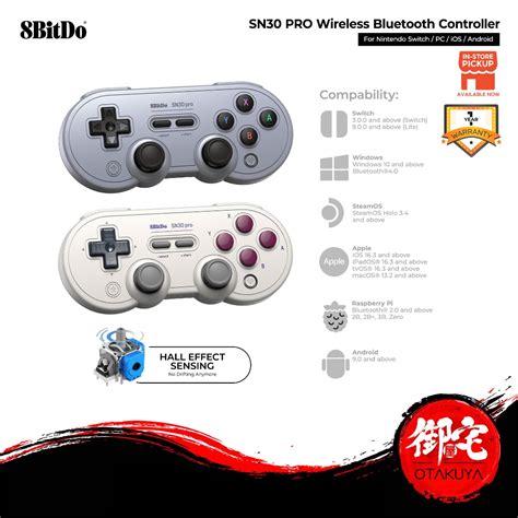 【33 Sale】8bitdo Sn30 Pro Wireless Bluetooth Controller For Nintendo