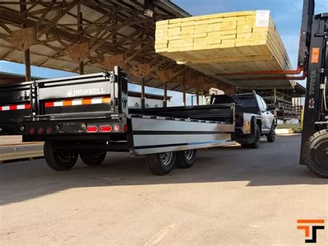 On Sale Iron Bull 85x14 14k Deckover Dump Trailer Ddp