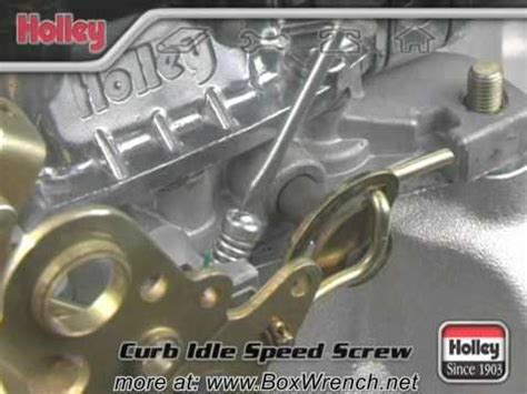 Setting Curb Idle Speed of Carburetor Video -Holley Carb DVD - YouTube
