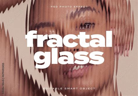 Download Fractal Glass Photo Effect Stock Template And Explore Similar