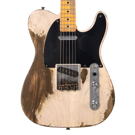 Fender Custom Shop 1952 Telecaster Heavy Relic White Blonde Master