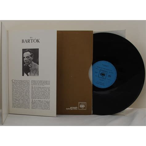 Винтажная виниловая пластинка Bartok Sonates Pour Violon Et Piano № 1