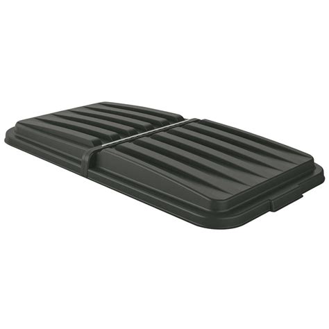 Suncast Rmtt150lid Black 15 Cubic Yard Tilt Truck Trash Cart Hinged Lid
