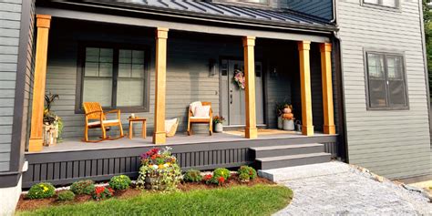 Wooden Front Porch Ideas 20 Simple Front Door Ideas To Boost Your