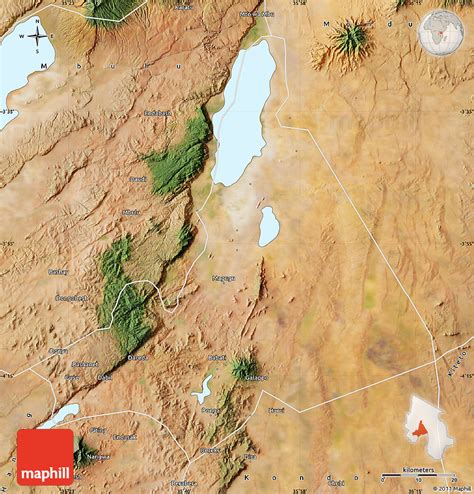 Satellite Map Of Babati