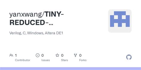 Github Yanxwangtiny Reduced Instruction Set Computer Trisc Verilog