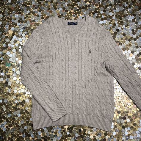 Polo Ralph Lauren Polo Raulph Lauren Vintage Grey Sweater Grailed