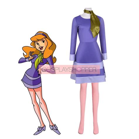 Scooby Doo Daphne Blake Cosplay Costume For Sale
