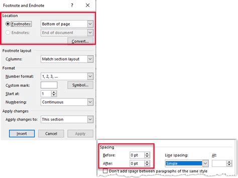 How To Remove Extra Space Following A Footnote Rmicrosoftword