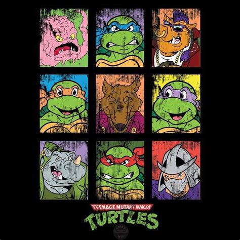 Teenage Mutant Ninja Turtles Characters 1987