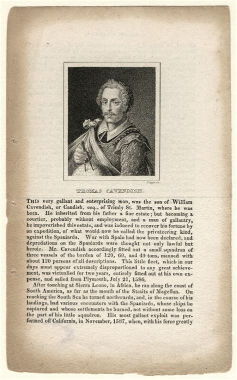 Npg D16616 Thomas Cavendish Portrait National Portrait Gallery