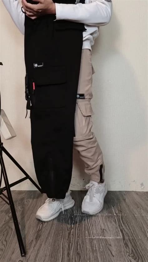 Celana Panjang Chino Jogger Cargo Double Saku Pria Folksystem Katun Sl Tiktok