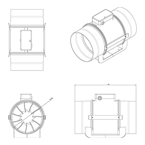 Exaustor Maxx Mini Turbo 125mm Sicflux