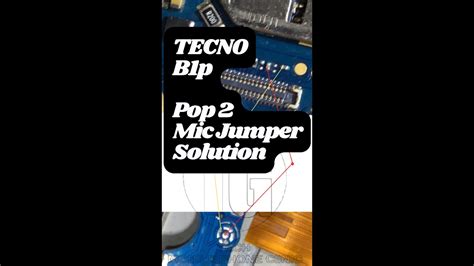 Tecno Pop2 B1p Mic Solution Youtube