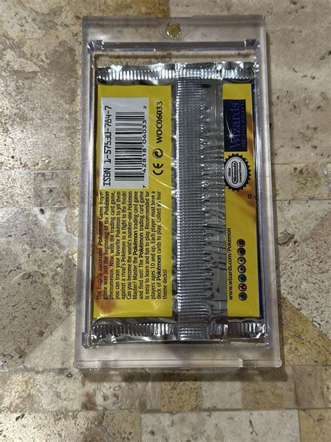 1999 Pokémon Base Shadowless Booster Pack Charizard Factory Sealed Ebay