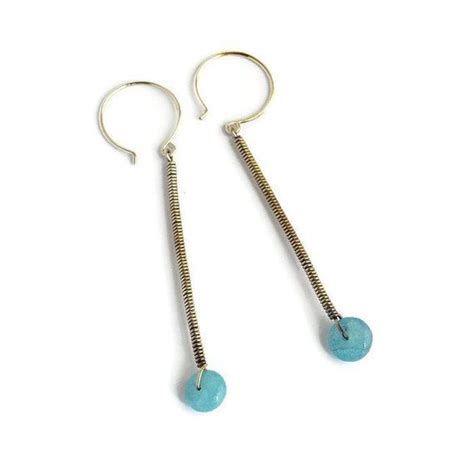 Cloverleaf Jewelry At Etsy Scepter Silver Earrings Long Silver Earrings